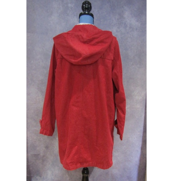 Denim&Co | Jackets & Coats | Denim Co Blanket Lined Canvas Toggle Coat ...